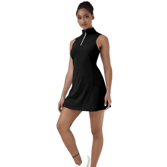 HALARA | Dresses | Halara Everyday Cloudful Air Half Zip Golf Dressstay ...